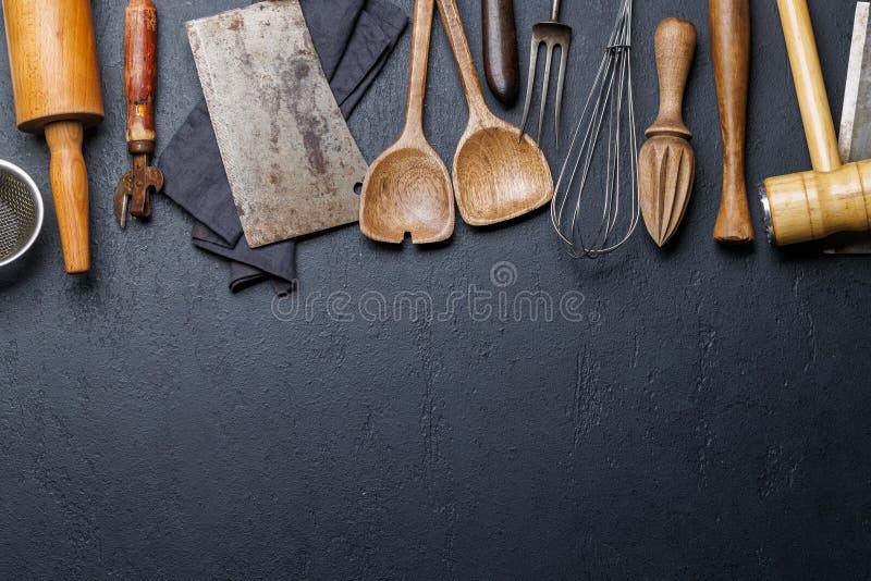 Culinary Essentials: Diverse Cooking Utensils Stock Photo - Image of ...