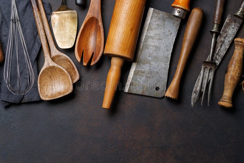 Culinary Essentials: Diverse Cooking Utensils Stock Illustration ...