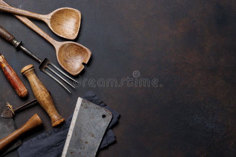 Culinary Essentials: Diverse Cooking Utensils Stock Image - Image of ...