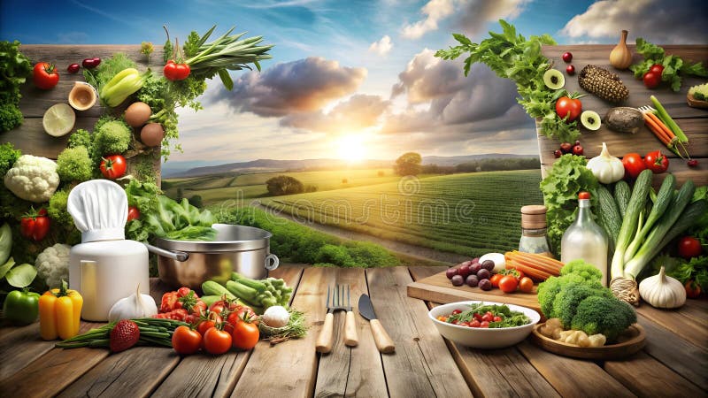 The Culinary Journey: from Farm To Table Generative AI Stock ...