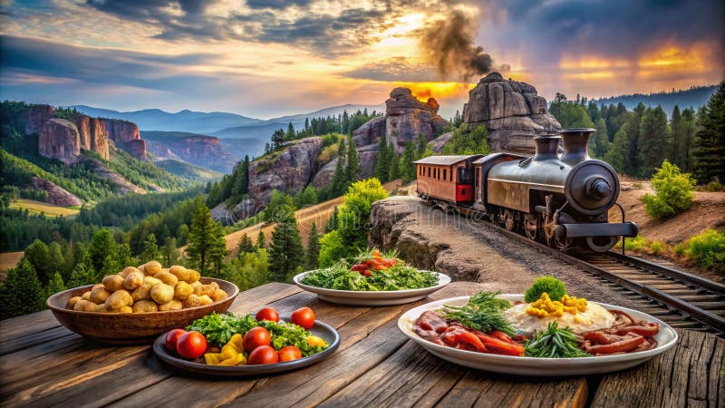 A Culinary Journey through Time Rustic Food Photography Inspired by the ...