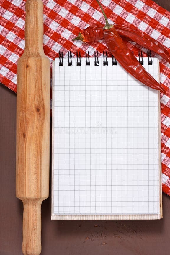 Culinary notebook. stock photo. Image of wooden, board - 23710302