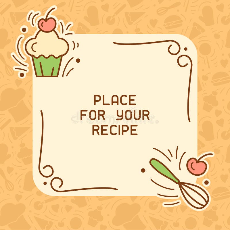 Culinary Invitation Frames Stock Illustrations – 69 Culinary Invitation ...