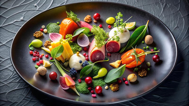 The Culinary Symphony: a Dish in Harmony Generative AI Stock ...