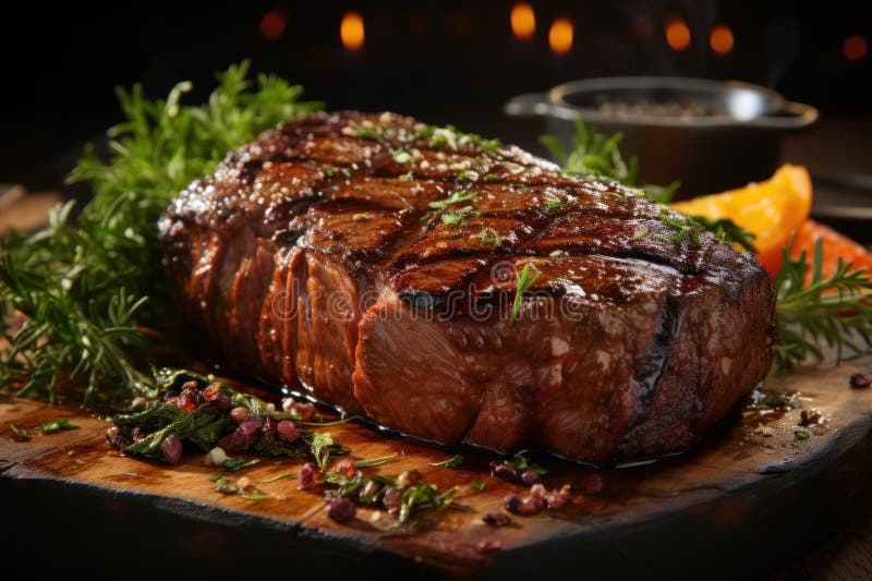 A Culinary Symphony: the Marvelous Composition of Roasted Meat in a ...