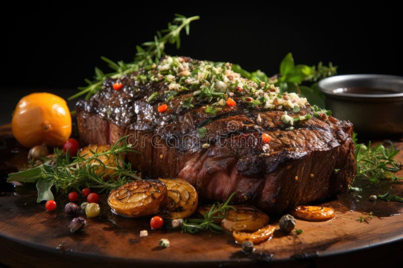 A Culinary Symphony: the Marvelous Composition of Roasted Meat in a ...