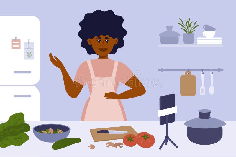 Woman Cooking Stock Illustrations 25 443 Woman Cooking Stock