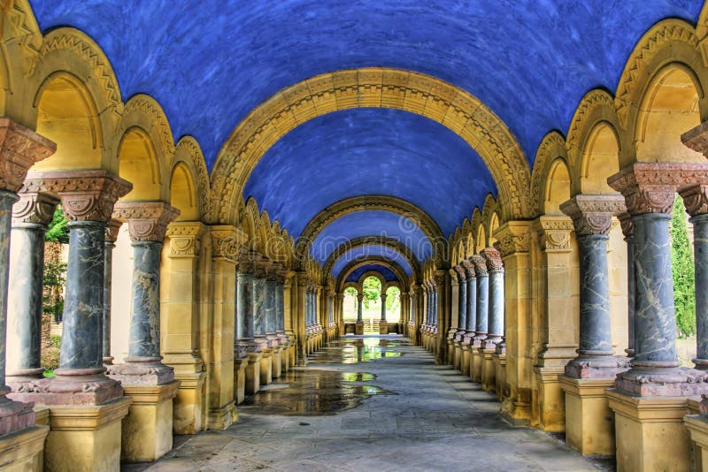 Cult place stock photo. Image of rain, architecture, hallway - 9126604
