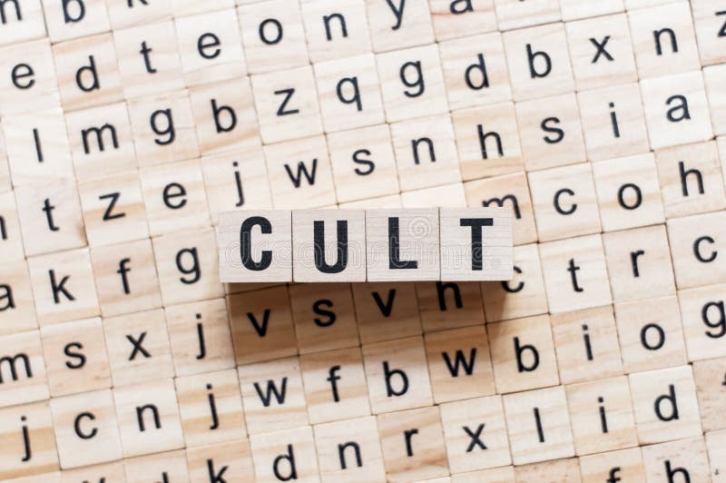 Word Cult from Wooden Letters Stock Image - Image of cult, alphabet ...