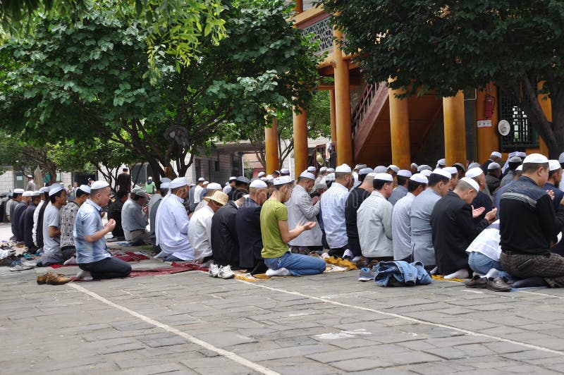 Culte Chinois De Gens De Hui Photographie éditorial - Image du islam ...
