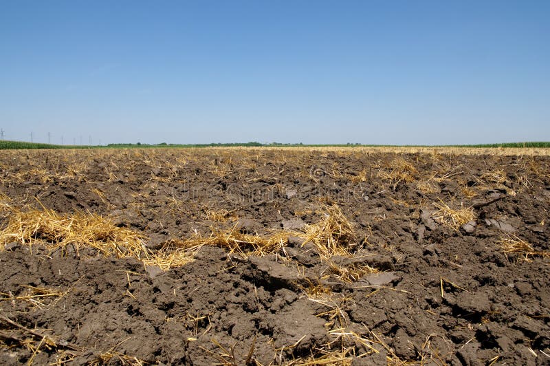 Cultivated land stock photo. Image of ploughland, field - 5639446