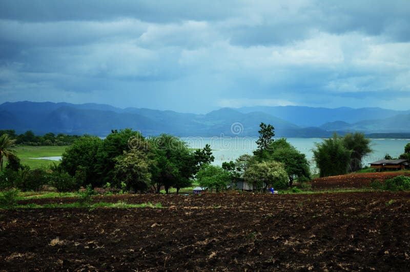 Cultivated land, area stock image. Image of bright, area - 33144613