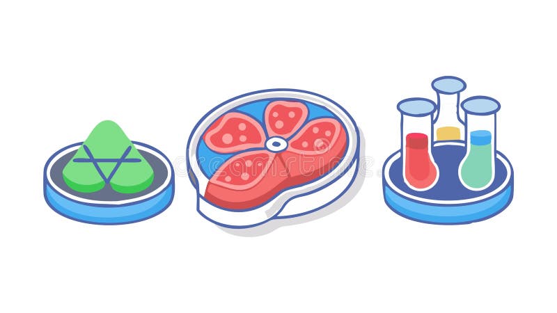 Cultivated Meat in Laboratory Setting, Vector Design Generative AI ...
