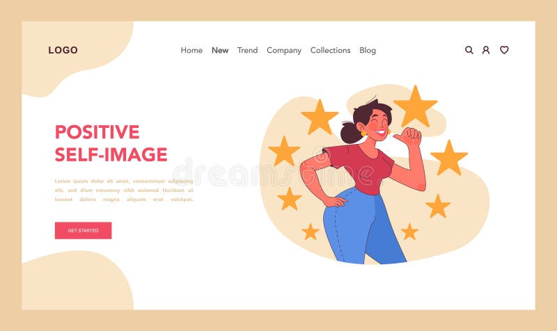 Cultivating a Positive Self-image Stock Vector - Illustration of ...