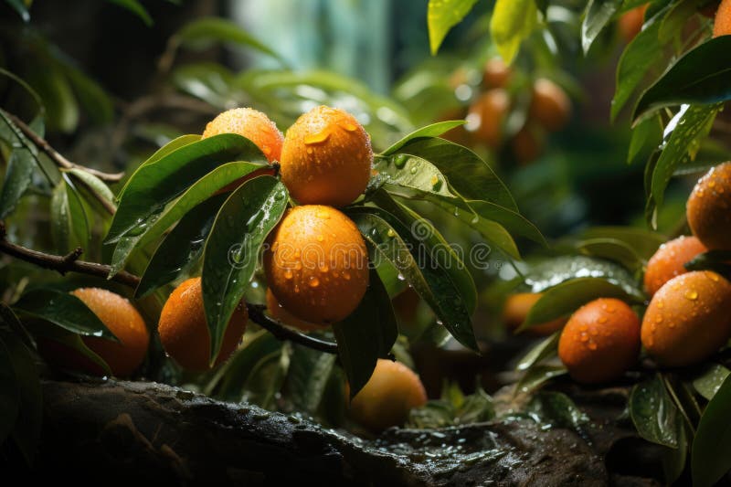 Cultivation of Mango Garden Fruit Trees with Generative Tropica Stock ...