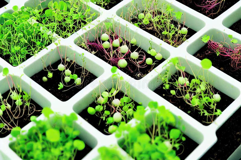 Cultivation of Organic Microgreens in Rectangular Trays in Closed ...