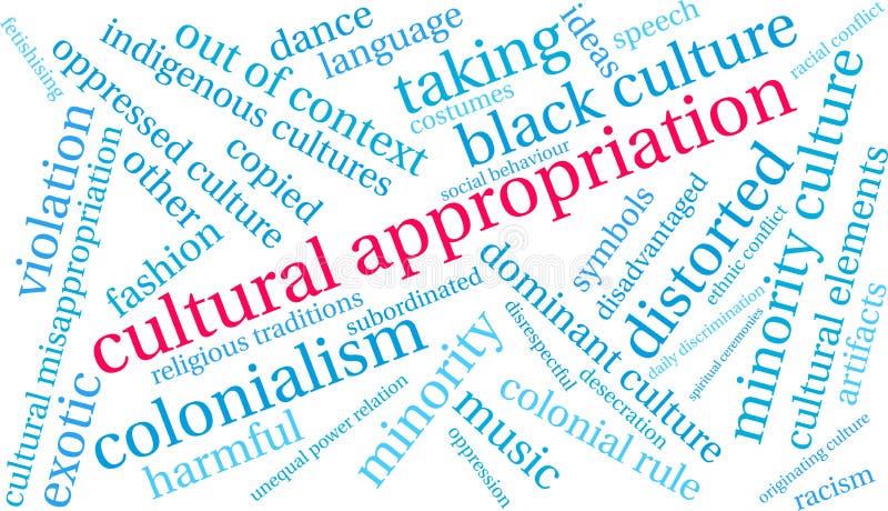 Cultural Appropriation Word Cloud Stock Vector - Illustration of ...