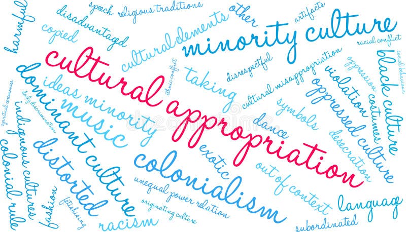 Cultural Appropriation Word Cloud Stock Vector - Illustration of ...