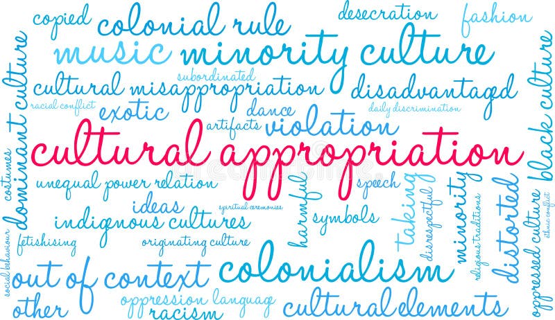 Cultural Appropriation Word Cloud Stock Vector - Illustration of ...