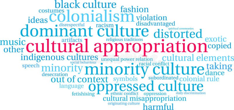 Cultural Appropriation Word Cloud Stock Vector - Illustration of ...