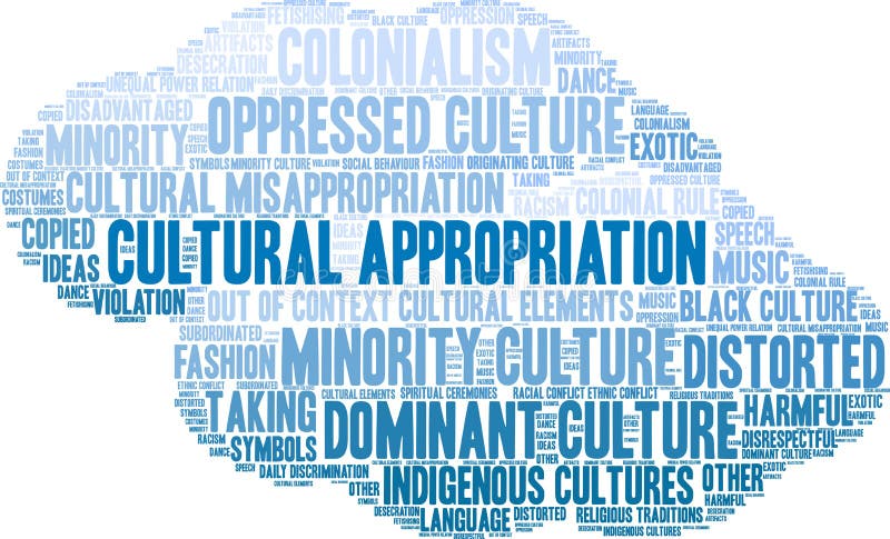 Cultural Appropriation Word Cloud Stock Vector - Illustration of ...