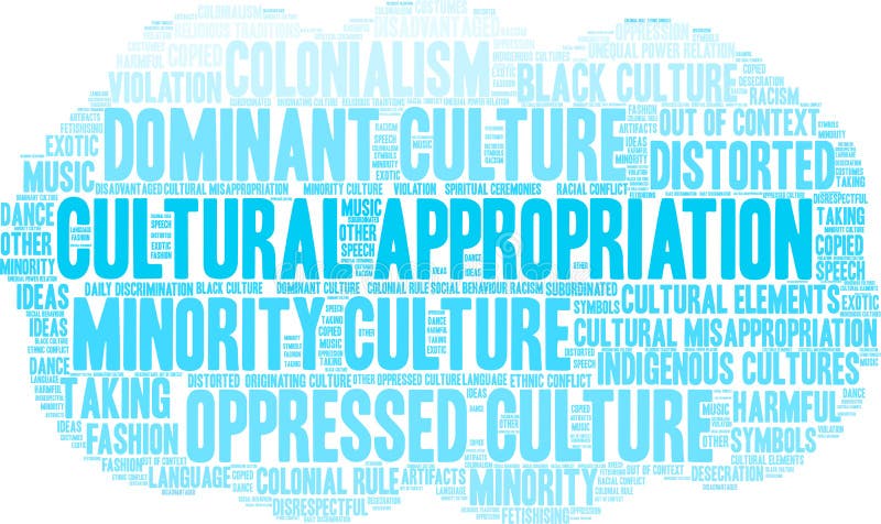 Cultural Appropriation Word Cloud Stock Vector - Illustration of ...