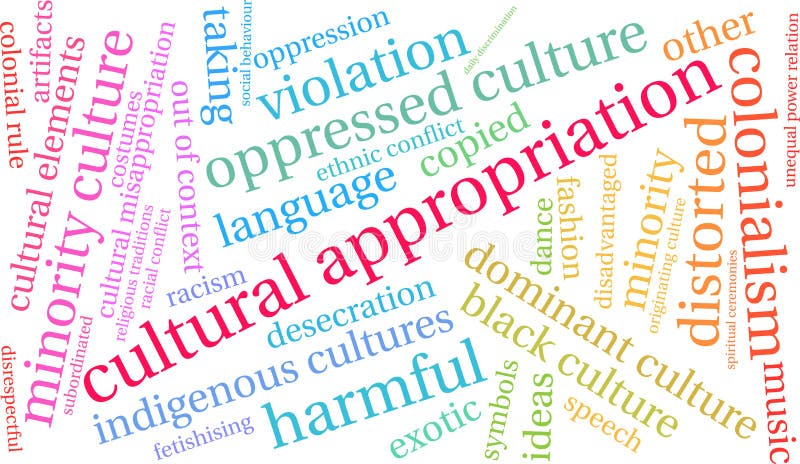 Cultural Appropriation Word Cloud Stock Vector - Illustration of ...