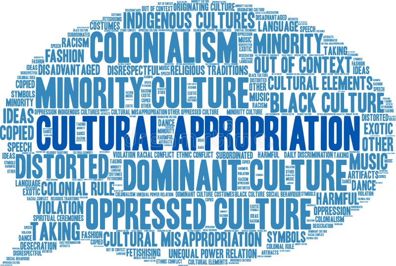 Cultural Appropriation Word Cloud Stock Vector - Illustration of ...