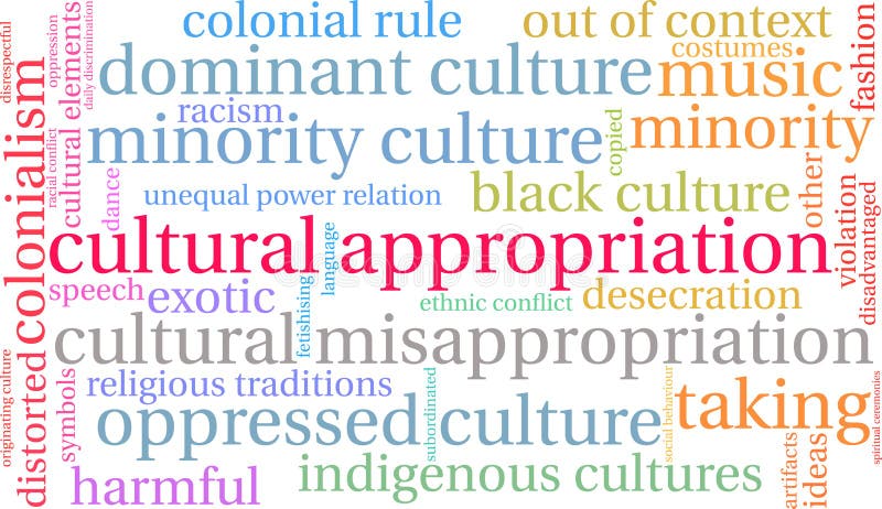 Cultural Appropriation Word Cloud Stock Vector - Illustration of ...
