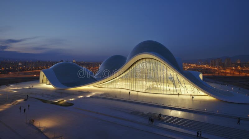 Cultural Center, Marvelous Design of Architecture . Generative Ai AIG32 ...