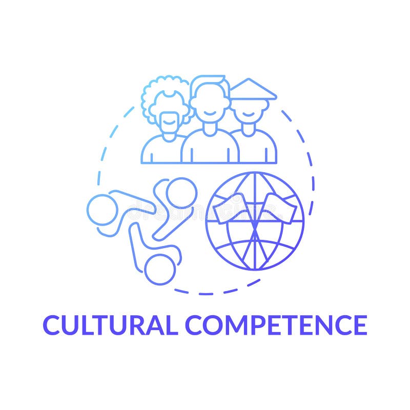 Cultural Competence Concept Icon Stock Vector - Illustration of ...