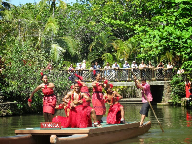 Cultural Event in Hawaii, Beautiful Parade,on the Water Editorial Image ...
