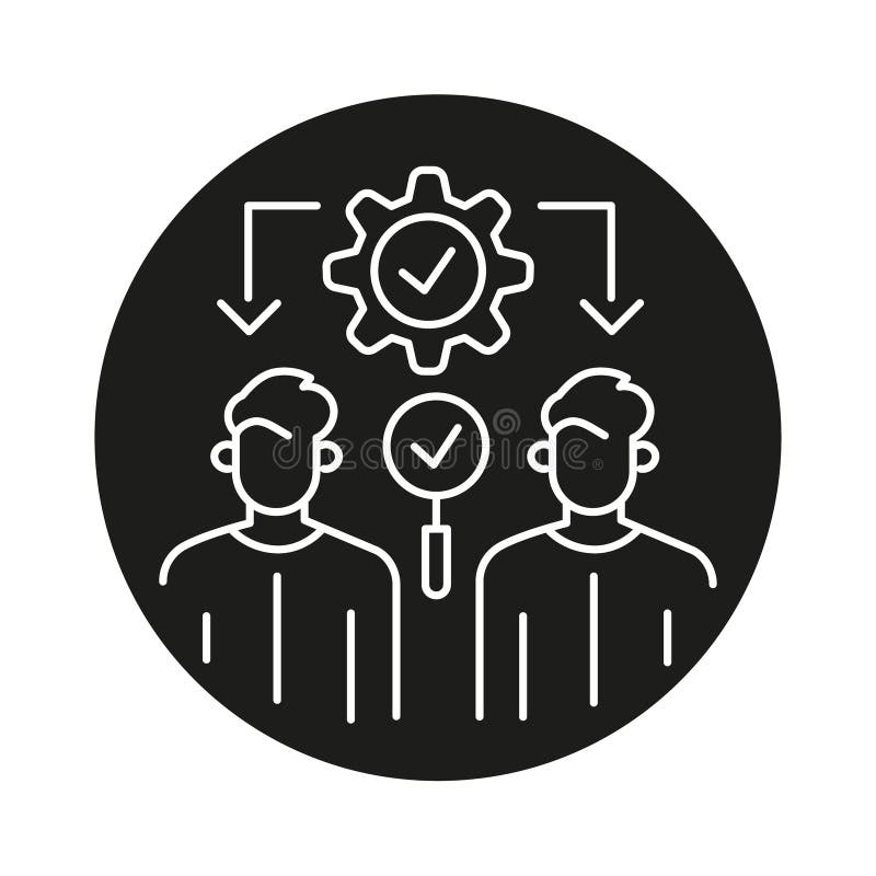 Cultural Fit Line Black Icon. Sign for Web Page, Mobile App, Button ...