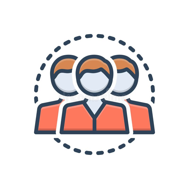 Color Illustration Icon for Cultural, Ethnic and Racial Stock ...