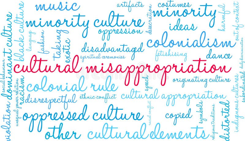 Cultural Misappropriation Word Cloud Stock Vector - Illustration of ...