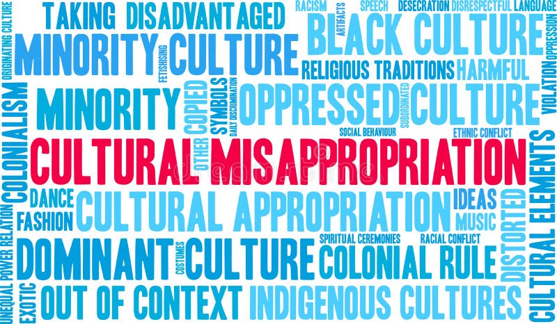 Cultural Appropriation Word Cloud Stock Vector - Illustration of ...