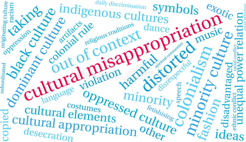 Cultural Misappropriation Word Cloud Stock Vector - Illustration of ...