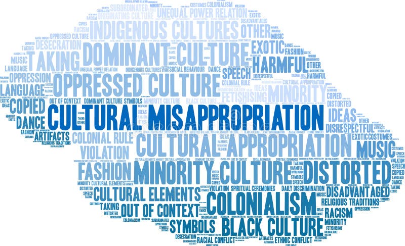 Cultural Misappropriation Word Cloud Stock Vector - Illustration of ...