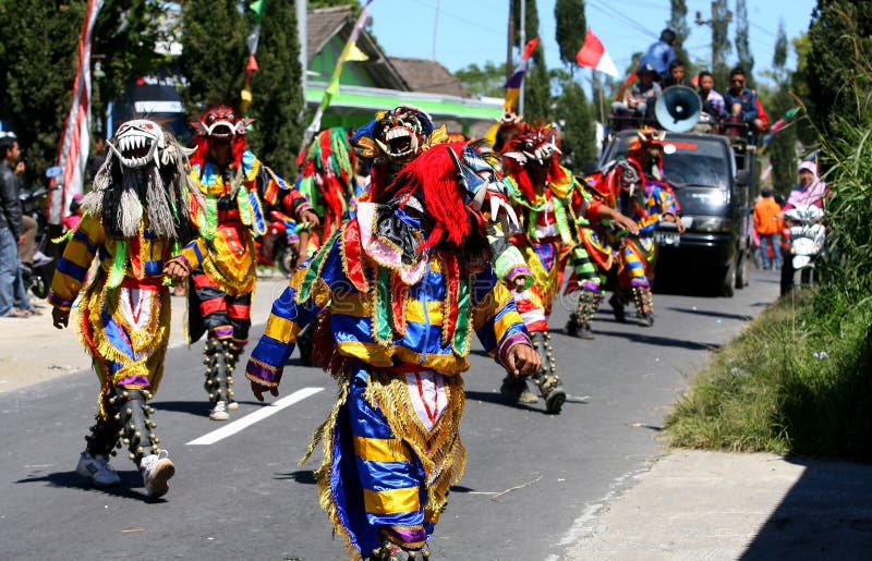 Cultural parade editorial stock photo. Image of villagers - 66661538