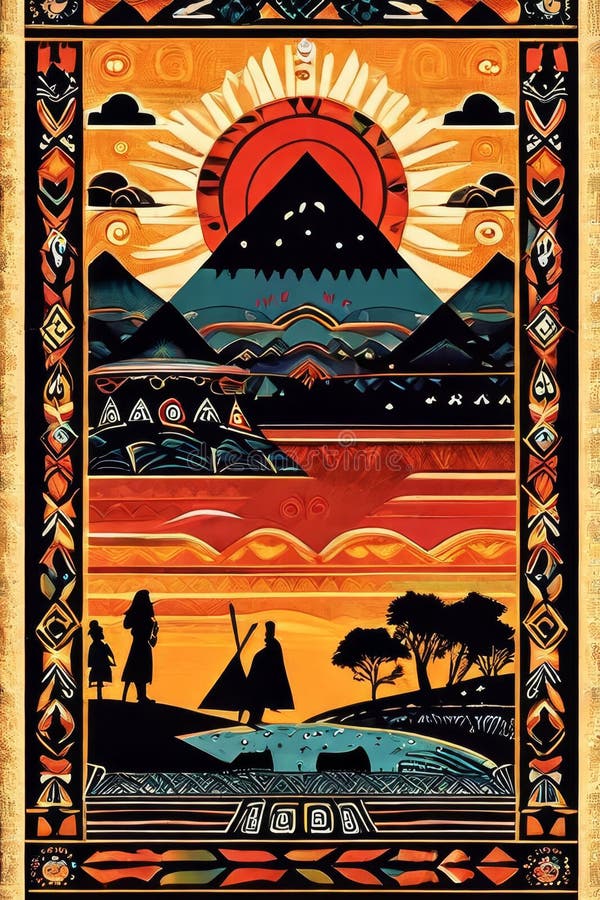 A Cultural Symbols Throughout the Animation Editorial Image - Image of ...