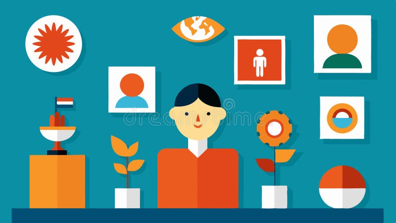 Culturally Inclusive Decor an Office Wall Featuring Artwork and ...