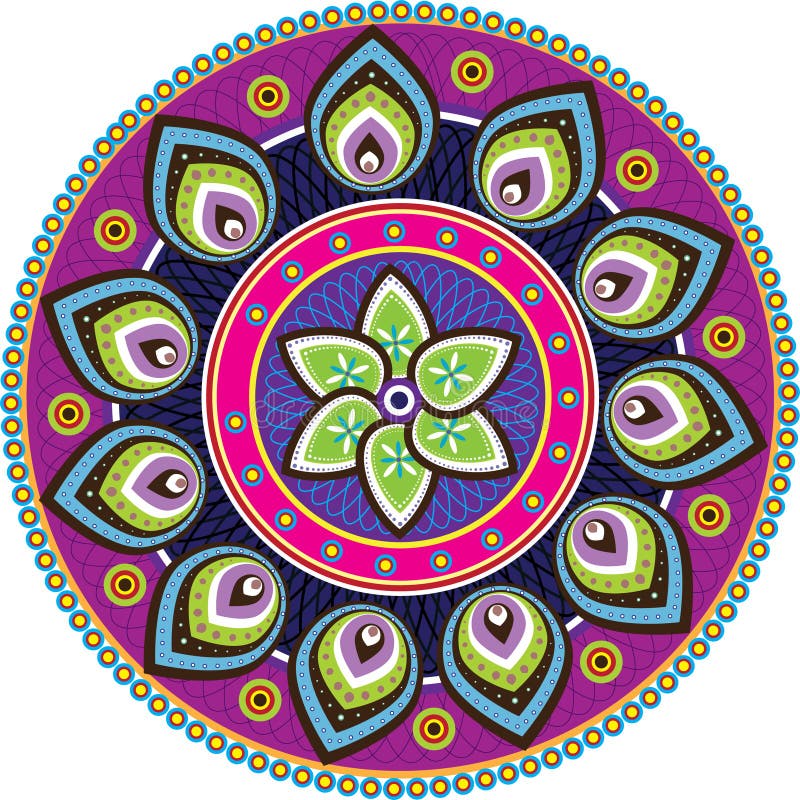 Culture art pattern stock vector. Illustration of circle - 42130219