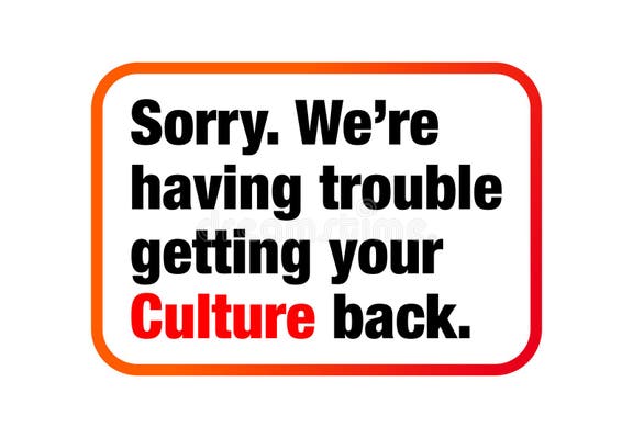 "Culture Back" Pop Art Style Message Stock Illustration - Illustration ...