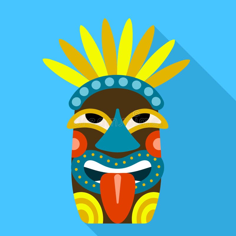 Culture Idol Icon, Flat Style Stock Vector - Illustration of ethnic ...