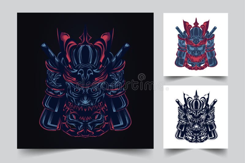 Satan Japan Mascot Logo Design Vector with Modern Illustration Stock ...