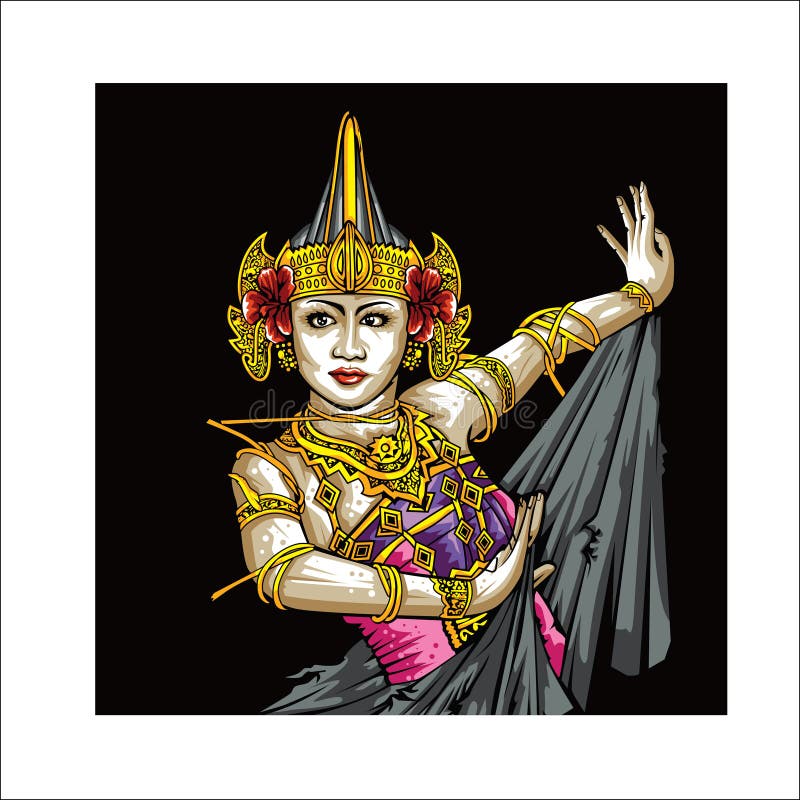 Cultuur Van Javanese Indonesisch Vectorontwerp Vector Illustratie ...