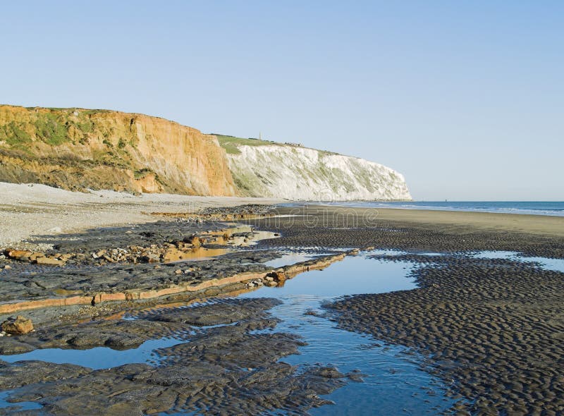 Culver cliff and ocean stock image. Image of cliff, white - 1686325