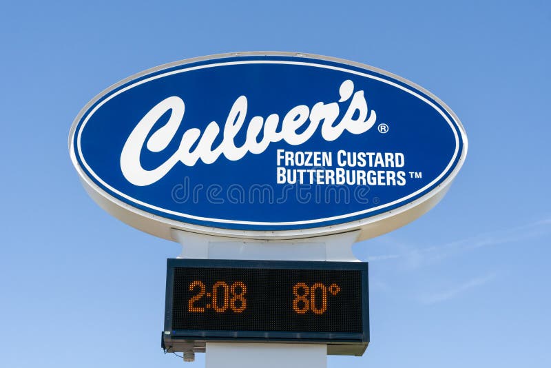 Culver-` S Restaurant-Zeichen Und Logo Redaktionelles Bild - Bild von ...