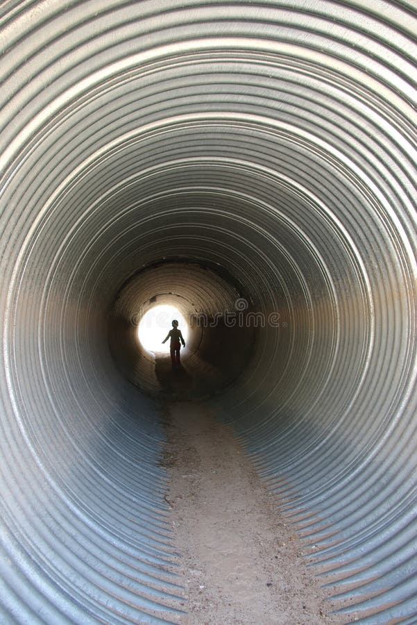 Culvert stock photo. Image of rural, walk, galvanized - 2434824