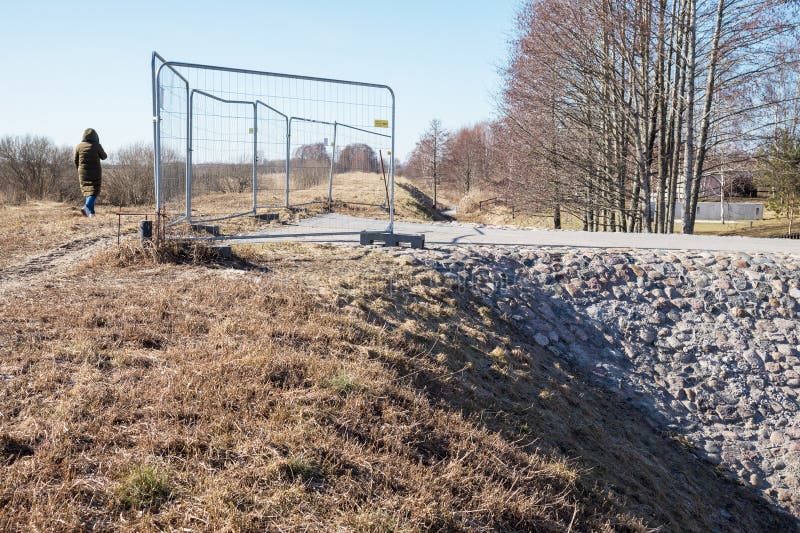 .a Culvert with Stones and Dry Grass Around it Stock Photo - Image of ...